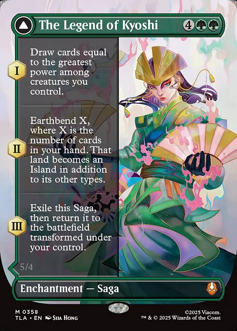 The Legend of Kyoshi // Avatar Kyoshi (358) - BORDERLESS - FULL ART (F ...
